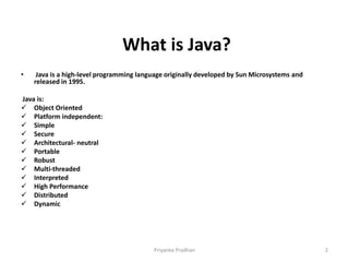 Core Java | PPT