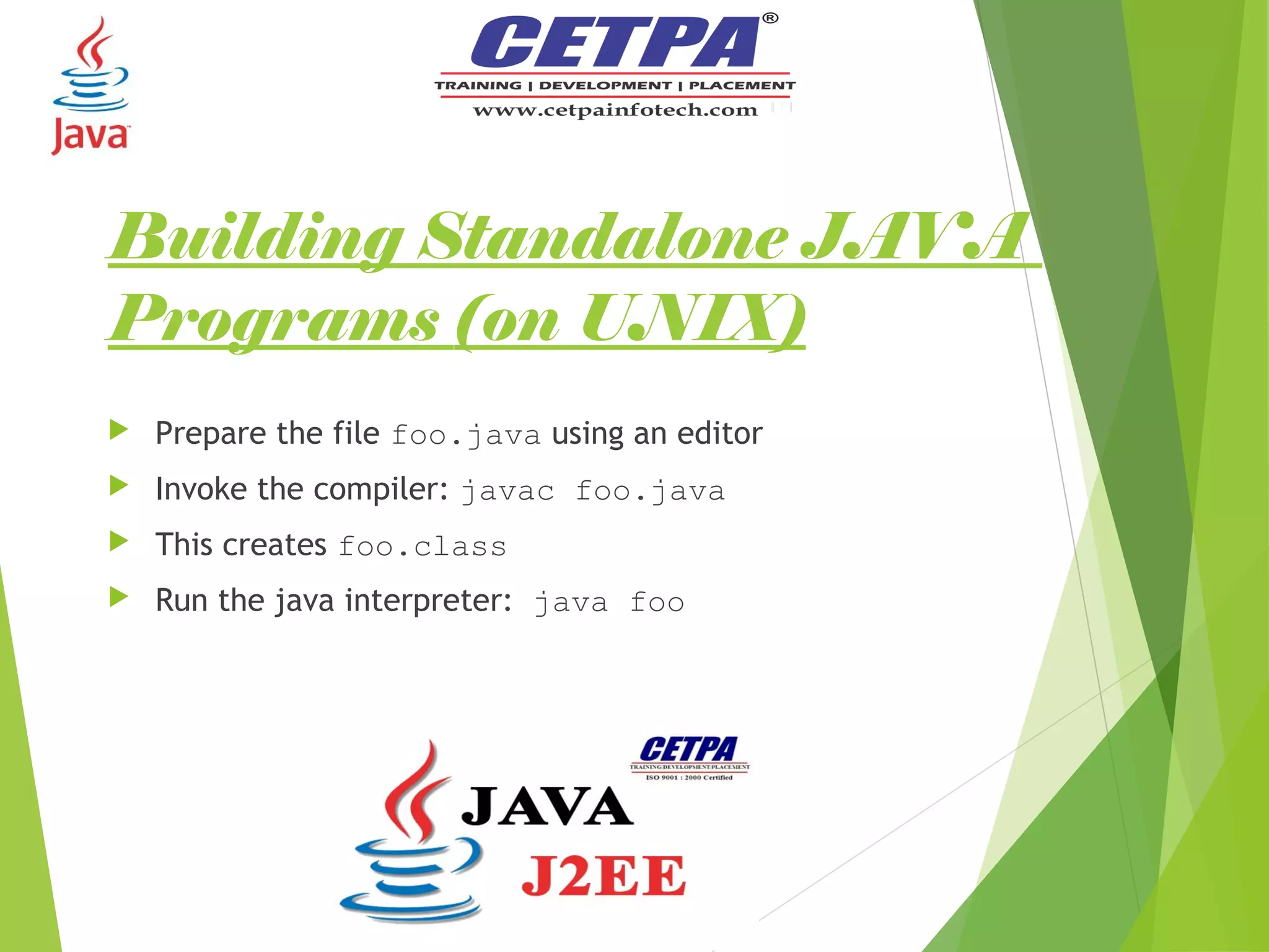INTRODUCTION TO JAVA | PPT