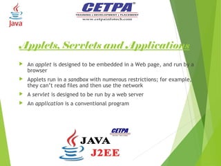 INTRODUCTION TO JAVA | PPT