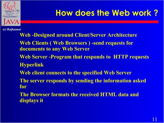 Java and internet fundamentals. | PPT | Web Design and HTML | Internet