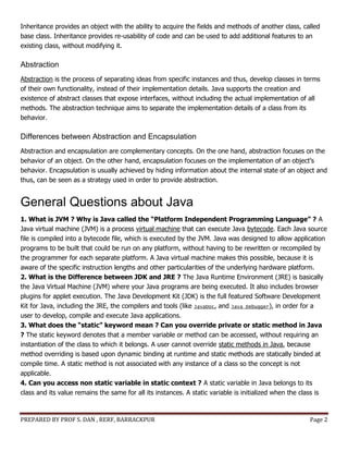 Java Interview Questions | PDF