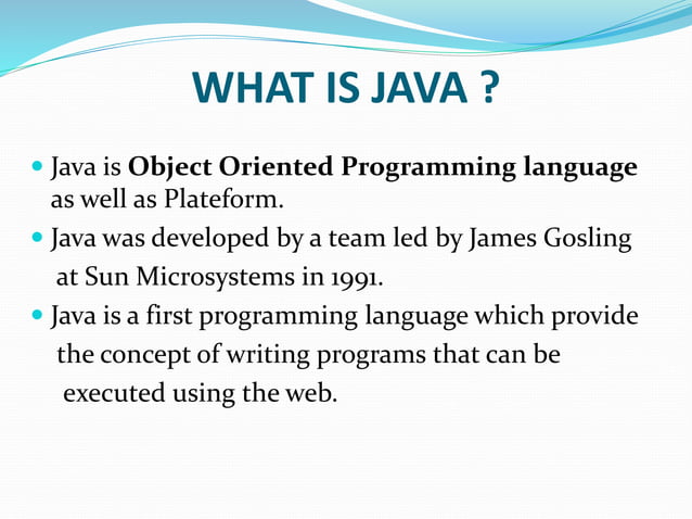 Training on Core java | PPT Presentation | Shravan Sanidhya | PPTX ...