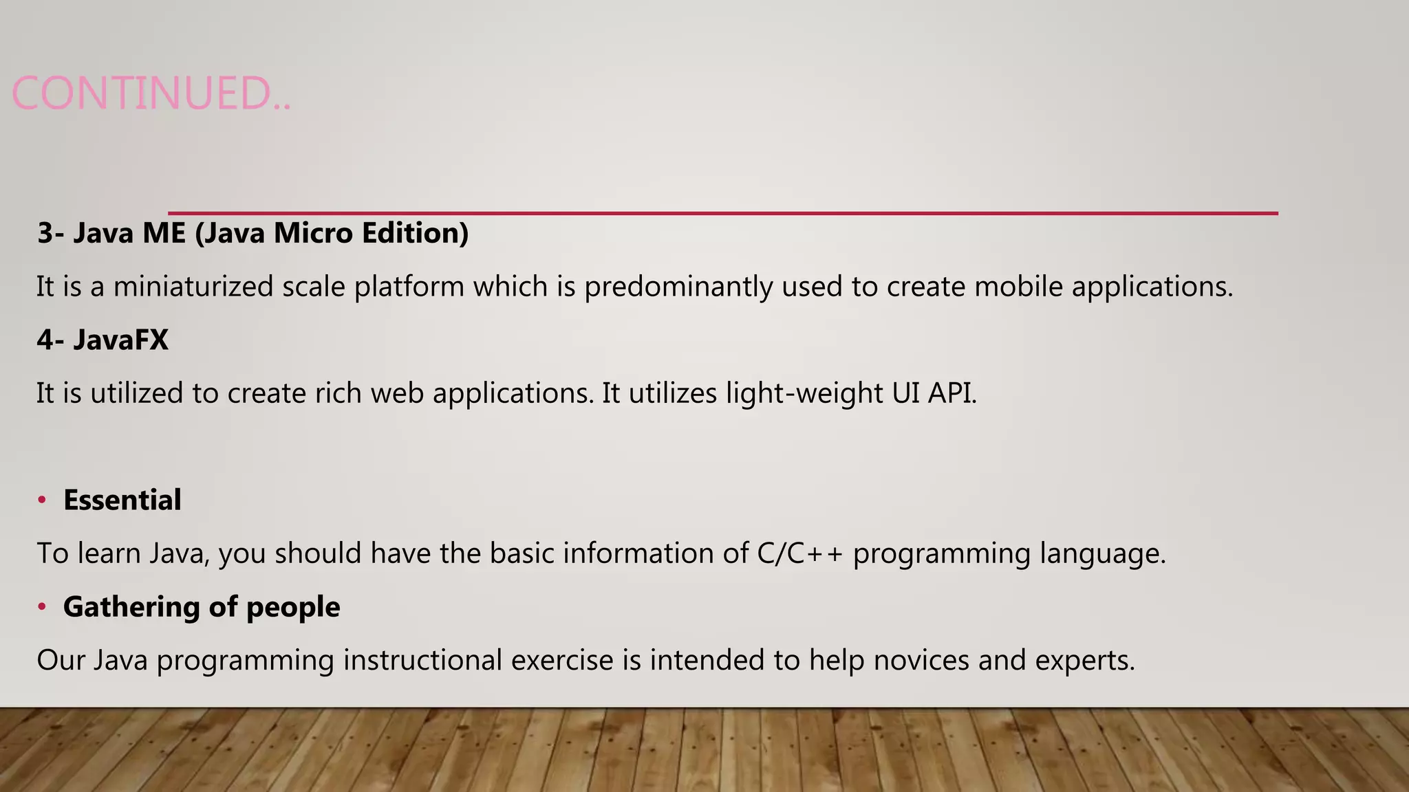 What is Java and its example | PPTX