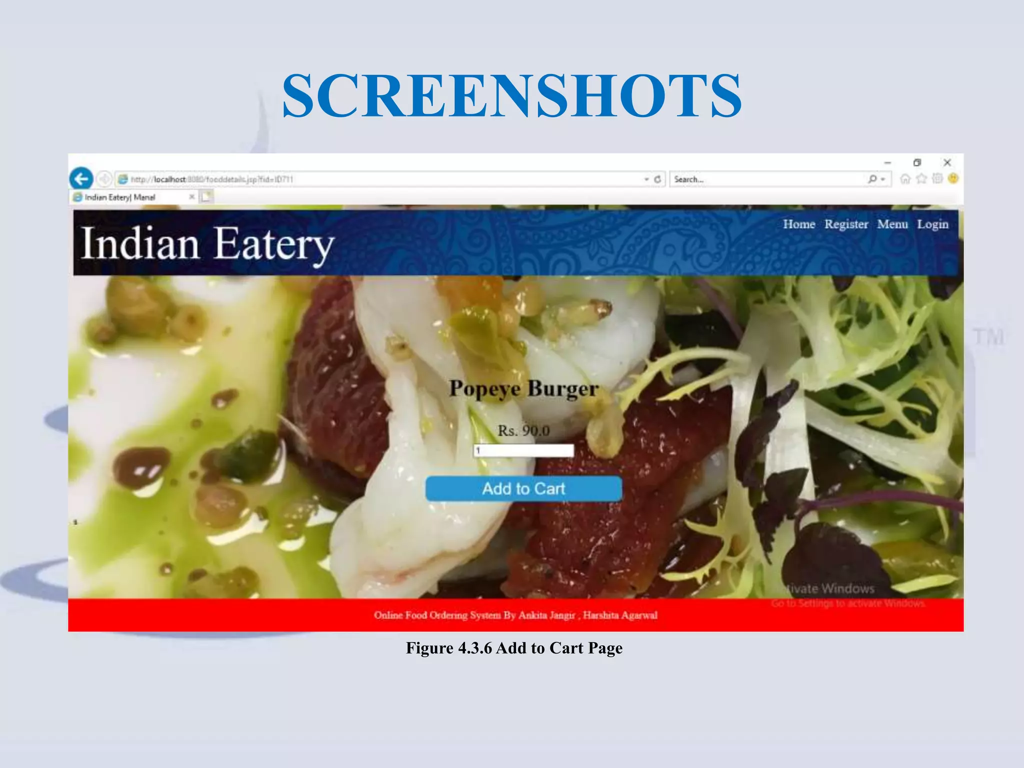 Online Food Ordering System | PPTX