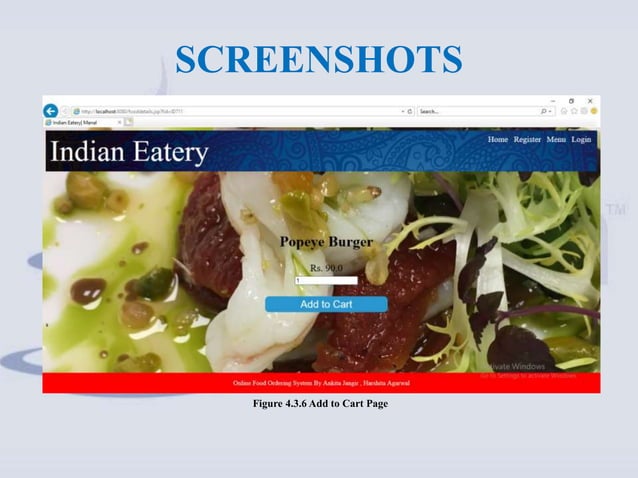 Online Food Ordering System | PPTX