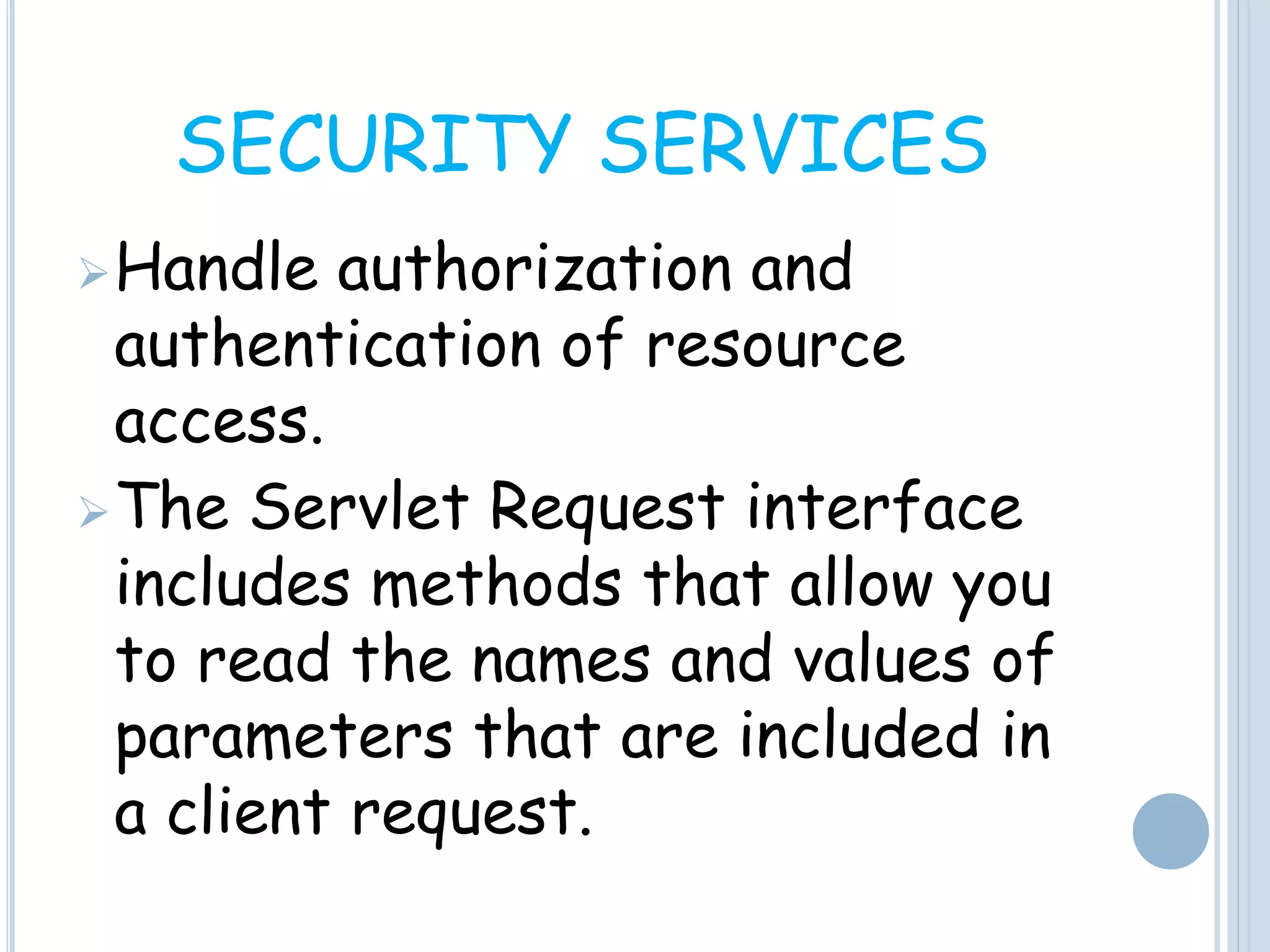 servlet in java | PPTX