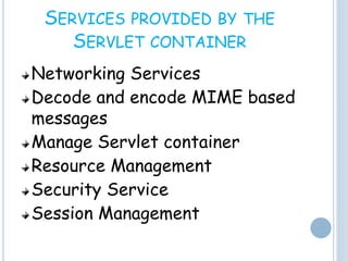 servlet in java | PPTX