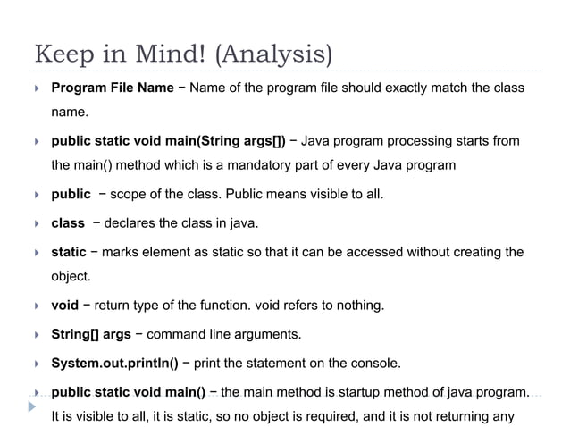 Java-1st.pptx about Java technology before oops | PPT