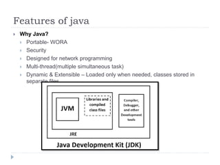 Java-1st.pptx about Java technology before oops | PPTX