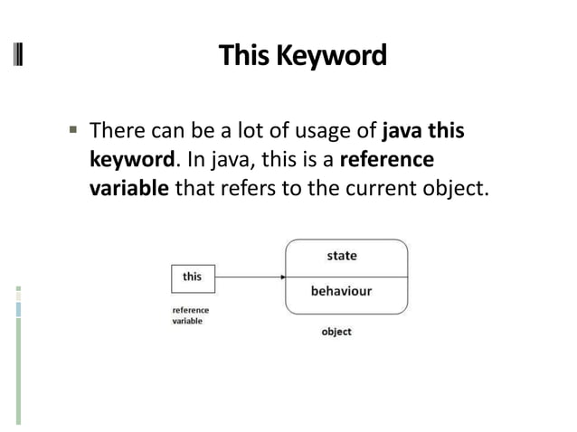This and Static Keyword | PPT