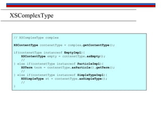 Java and XML Schema | PPTX