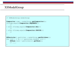 Java and XML Schema | PPTX
