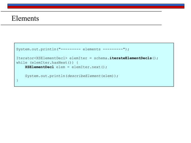 Java and XML Schema | PPT