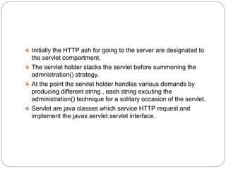 LIFE CYCLE OF SERVLET | PPTX