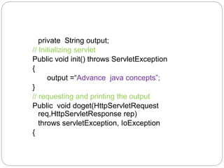 LIFE CYCLE OF SERVLET | PPTX