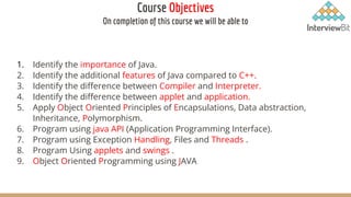 ACCELERATE YOUR IN JAVA | PPT