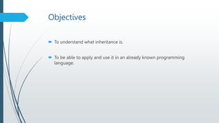 Inheritance | PPT