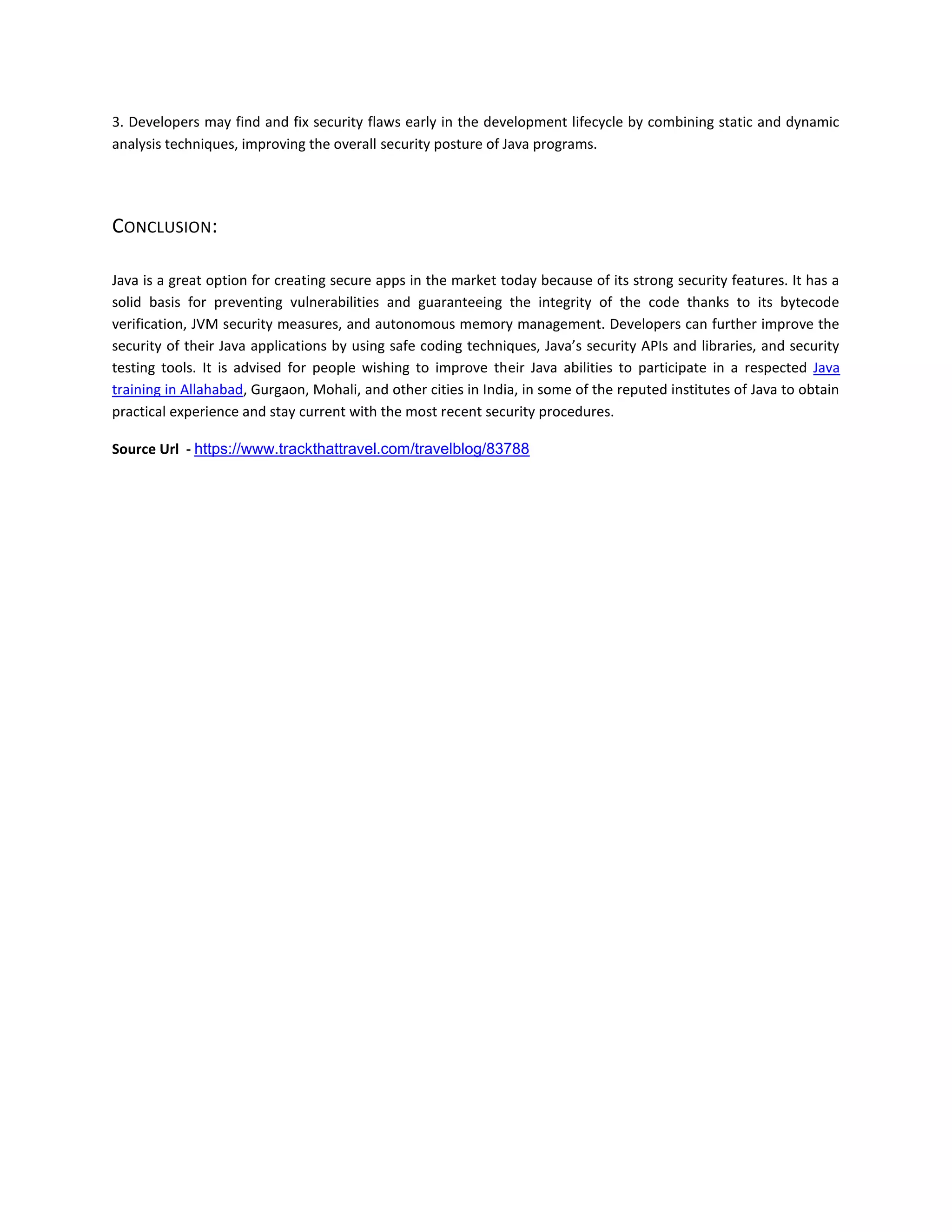 Java: A Secure Programming Language for Today's Market | PDF