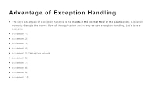 Comprehensive Guide to Exception Handling in Java Programming | PPTX