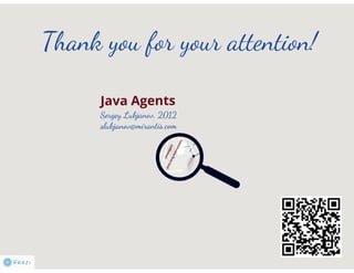 Java Agents and Instrumentation techtalk | PPT