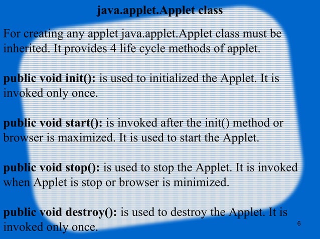 Java applet | PPT
