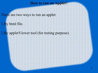 Java applet | PPT
