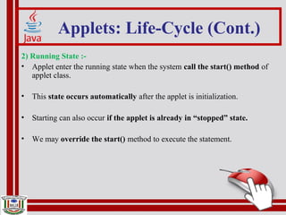 Java applets | PPT | Programming Languages | Computing