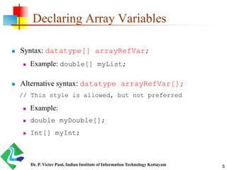Java - Arrays Concepts | PDF