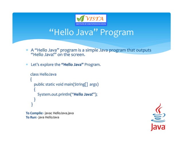 Java - At a glance | PPT