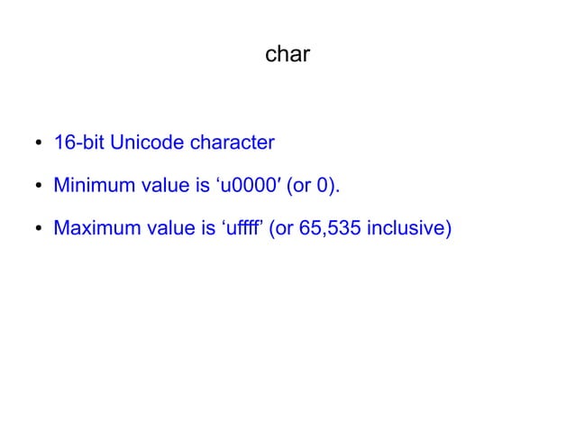 Java basic data types | PDF | Programming Languages | Computing