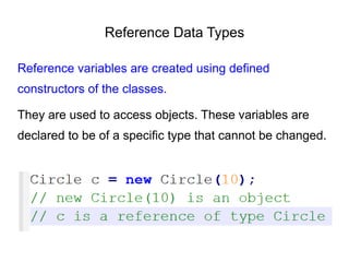 Java basic data types | PDF