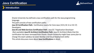 Java Certification | PPT