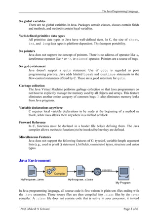Java chapter 1 | PDF