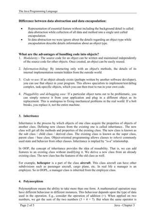 Java chapter 3 | PDF