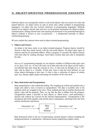 Java chapter 3 | PDF