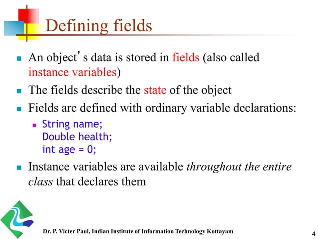 Java Class Structure Ppt Free Download