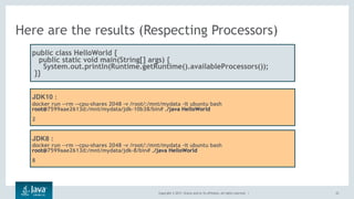 Java Cloud and Container Ready | PPT