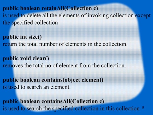 Java collection | PPT