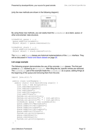 Java Collections Framework | PPT