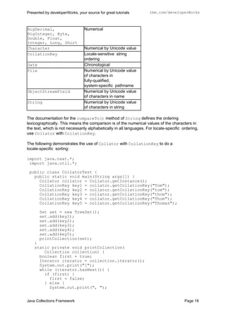 Java Collections Framework | PPT