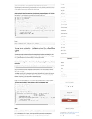 Java 8 Collectors toMap | PDF