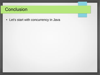 Java concurrency | ODP