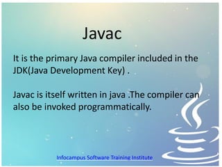 JVM, JRE and Javac are the main part for the java program | PDF | Programming Languages | Computing