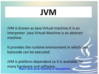 JVM, JRE and Javac are the main part for the java program | PDF | Programming Languages | Computing