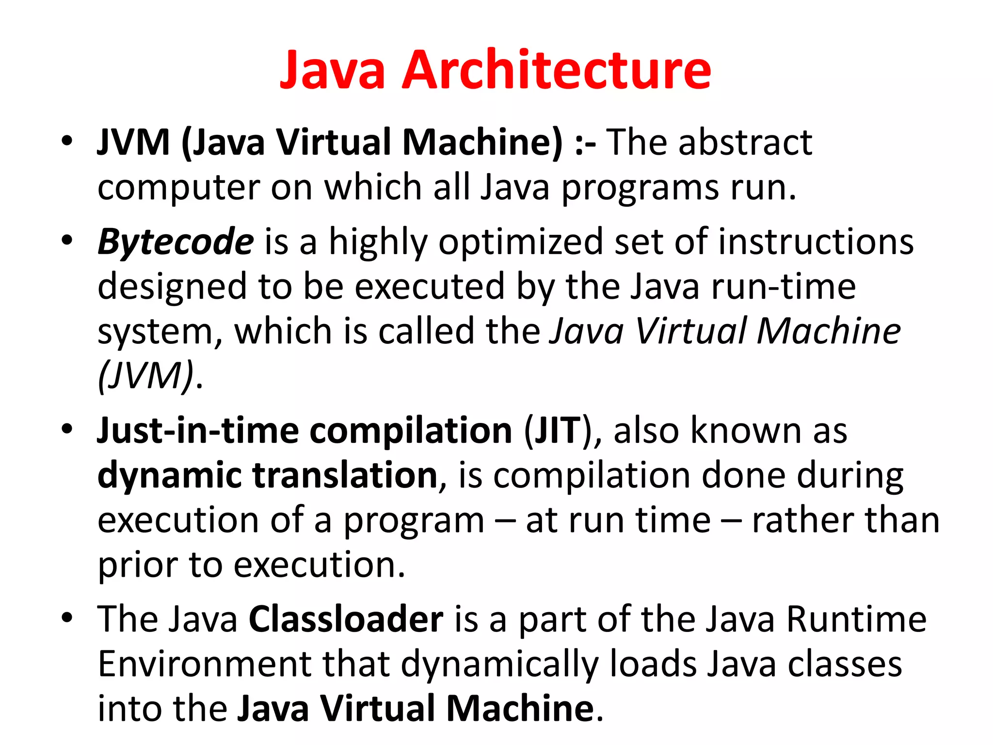 Java For beginners and CSIT and IT students | PPTX