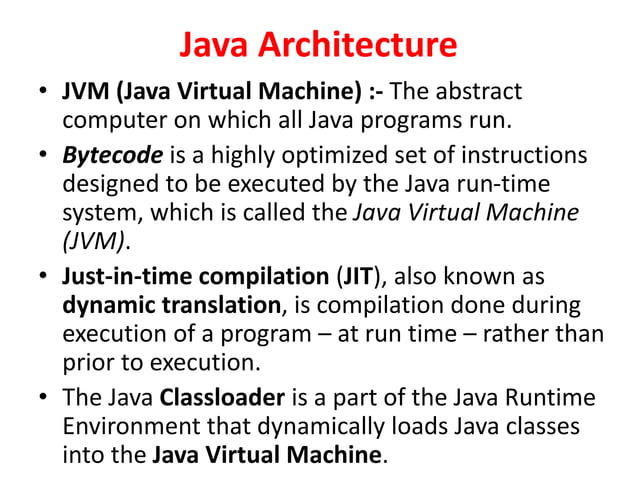 Java For beginners and CSIT and IT students | PPT