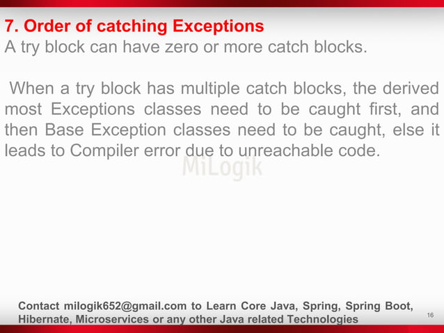 Java exception-handling | PDF | Programming Languages | Computing