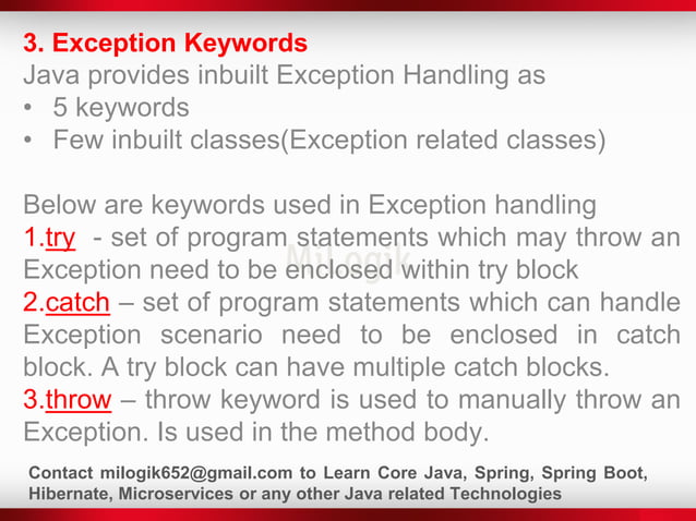 Java Exception Handling Pdf Programming Languages Computing