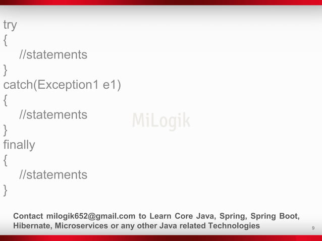 Java Exception Handling Pdf Programming Languages Computing