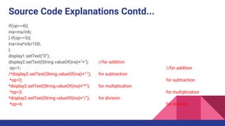 Scientific calcultor-Java | PPTX